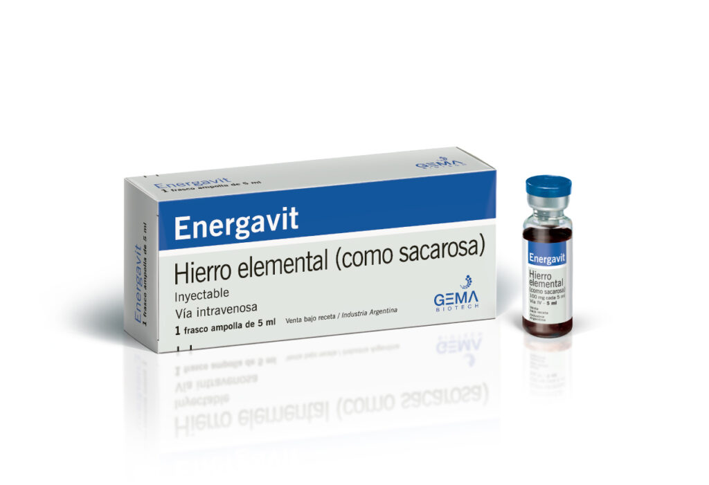EnergavitHierro Elemental(como sacarosa) – Amega